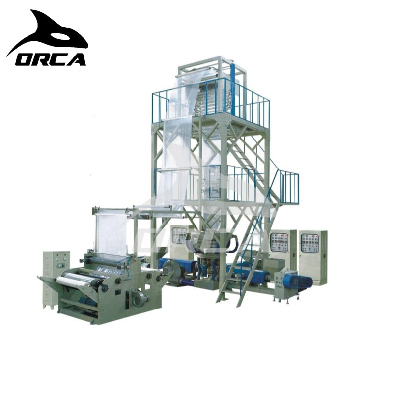 Three-layer co-extrusion film blowing machine